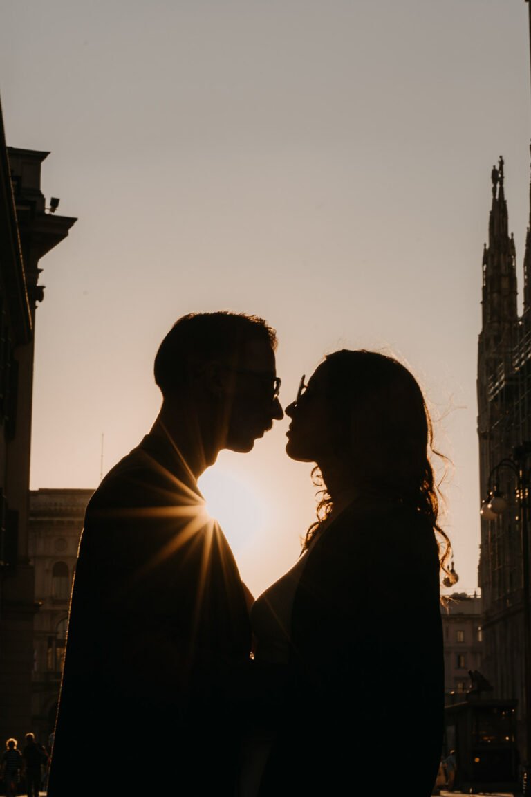 Sarah & Andrea: Couple photoshoot in Milan, Italy