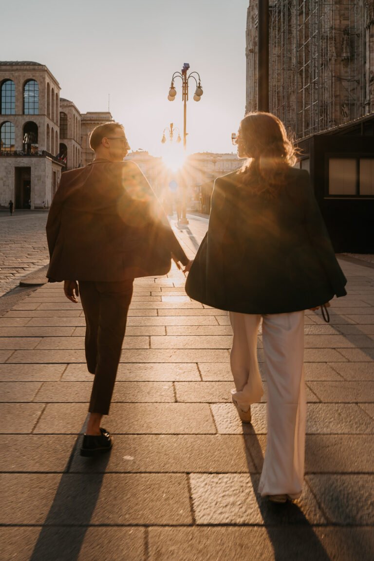 Sarah & Andrea: Couple photoshoot in Milan, Italy