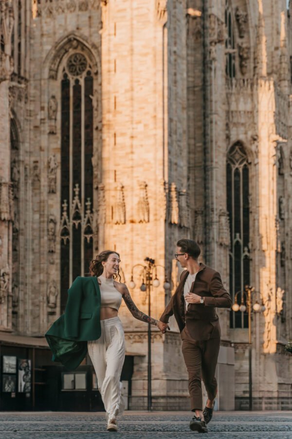 Sarah & Andrea: Couple photoshoot in Milan, Italy