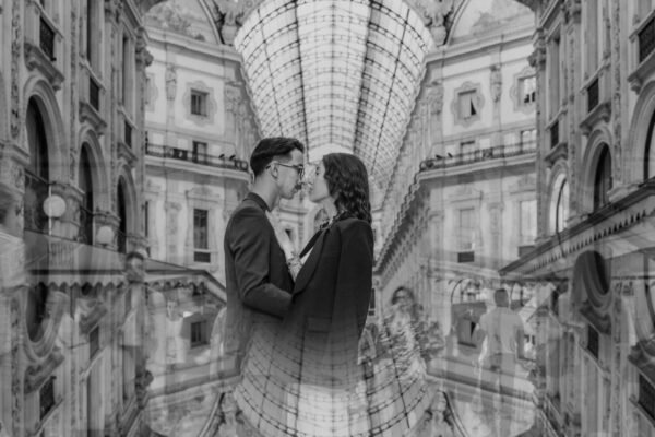 Sarah & Andrea: Couple photoshoot in Milan, Italy