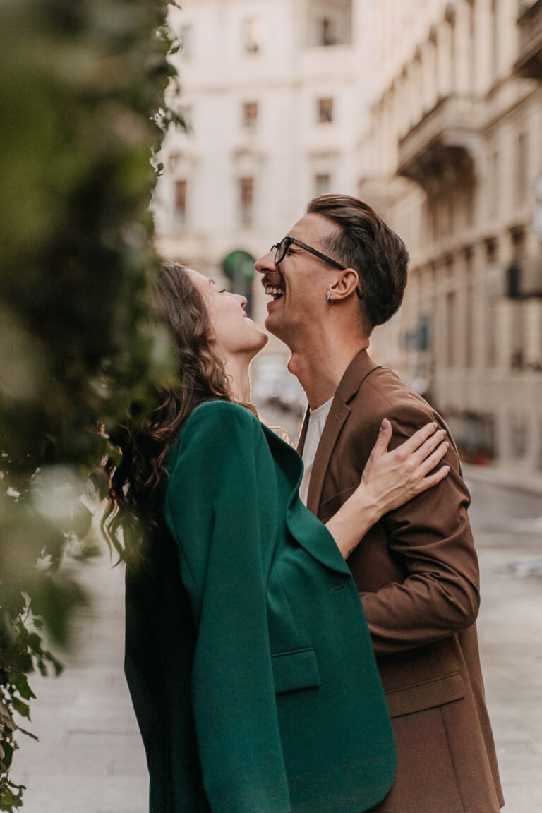 Sarah & Andrea: Couple photoshoot in Milan, Italy