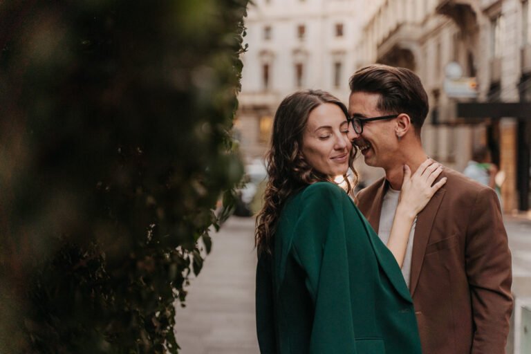 Sarah & Andrea: Couple photoshoot in Milan, Italy