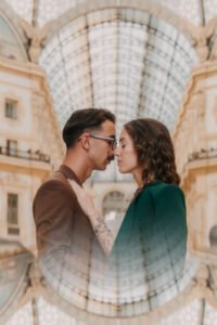 Sarah & Andrea: Couple photoshoot in Milan, Italy