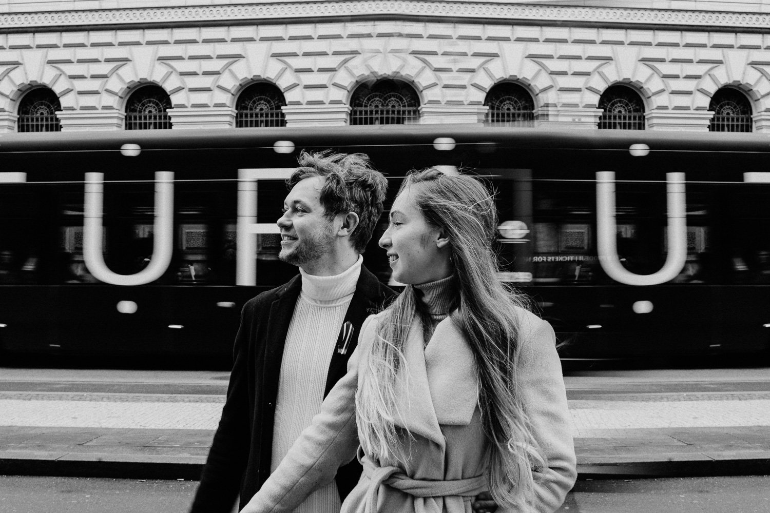 Egils & Sintija: Couple photoshoot at National Theatre