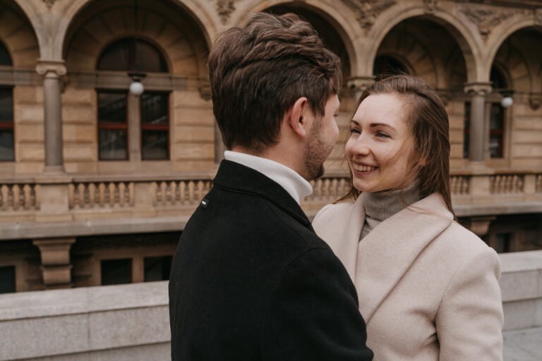 Egils & Sintija: Couple photoshoot at National Theatre